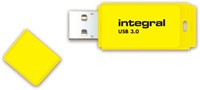 USB stick 3.0 Integral Neon USB-A 64GB geel bij Masco ...